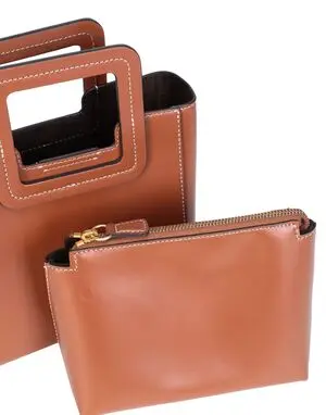 Staud Mini Shirley Leather Bag Handbag Bovine Leather