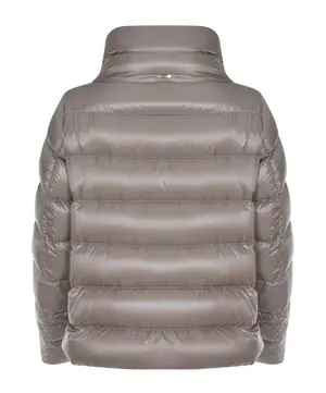Herno Quilted High-neck Down Jacket - Gray