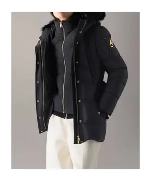 Moose Knuckles 3q Belted Hooded Down Jacket