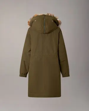 Moose Knuckles Pioneer Fur Down Parka - Combat