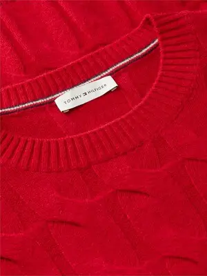 Tommy Hilfiger Pure Wool Cable-knit Pullover