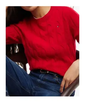 Tommy Hilfiger Pure Wool Cable-knit Pullover