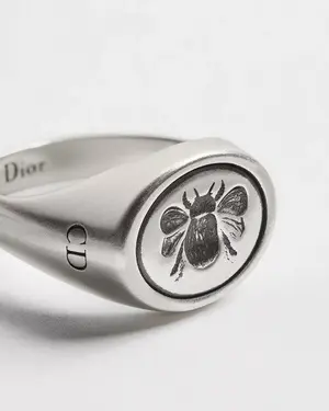 Dior Cameo Bee Signet Ring