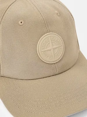 Stone Island Baseball Cap With Compass Logo Patch