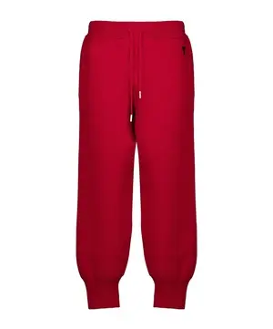 AMI Paris De Coeur Patch Knit Joggers