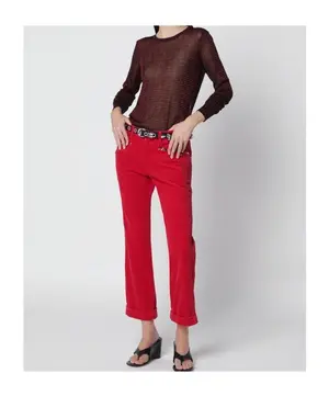 Isabel Marant Étoile Cenaya Striped-knit Crewneck T-shirt