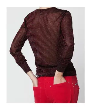 Isabel Marant Étoile Cenaya Striped-knit Crewneck T-shirt