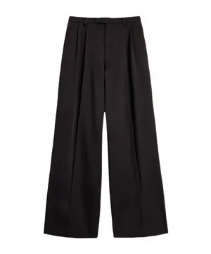 Soeur Pleated Casual Trousers - Black