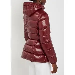 Moncler Slim-fit Short Puffer Jacket - Red