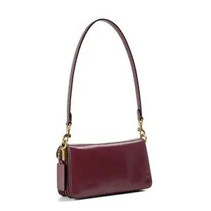 COACH Glossy Leather Shoulder Bag - Red