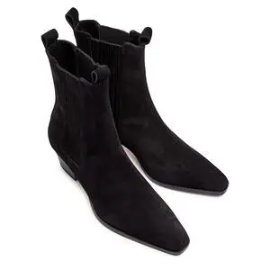 AeydĒ Suede Ankle Boots - Black