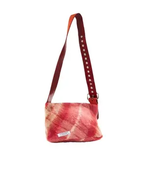 VIVIENNE WESTWOOD Plaid Fabric Crossbody Bag