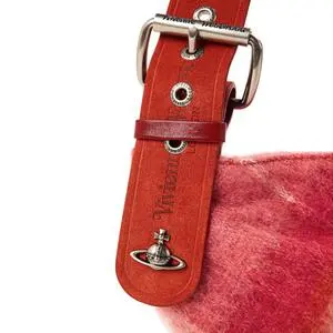 VIVIENNE WESTWOOD Plaid Fabric Crossbody Bag