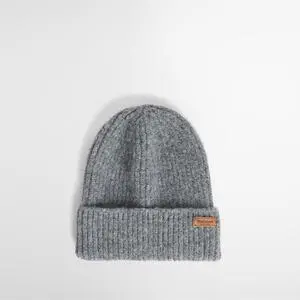 Barbour Ribbed Knit Beanie And Glove Set