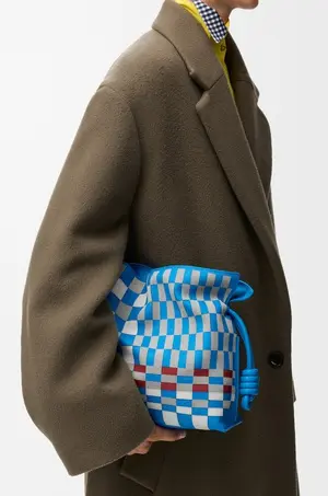 Loewe Medium Flamenco Clutch In Mosaic Intarsio