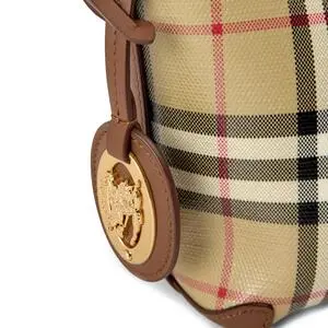 Burberry Plaid Hobo Shoulder Bag