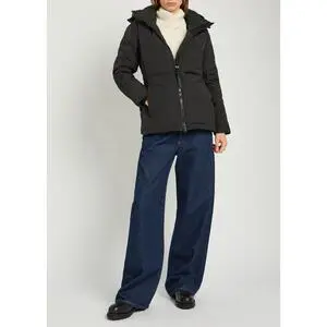 Canada Goose Waisted Hooded Down Coat