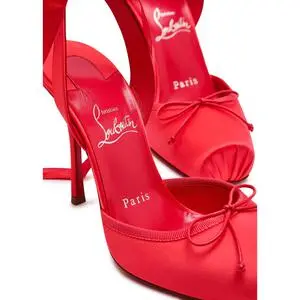 CHRISTIAN LOUBOUTIN Crepe-satin Pumps