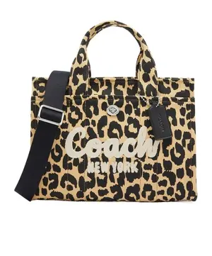 COACH Leopard-print Canvas Tote Bag