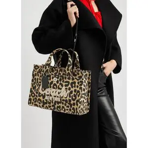 COACH Leopard-print Canvas Tote Bag