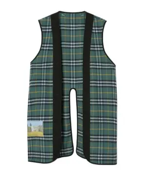 Burberry Long Gabardine Car Coat With Warmer