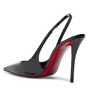 CHRISTIAN LOUBOUTIN Patent Leather Slingback Pumps