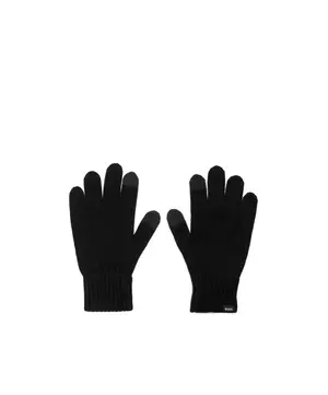 Hugo Boss Knit Touchscreen Gloves - Black