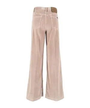 Peserico Corduroy Wide-leg Trousers