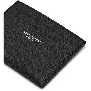 Saint Laurent Leather Card Holder