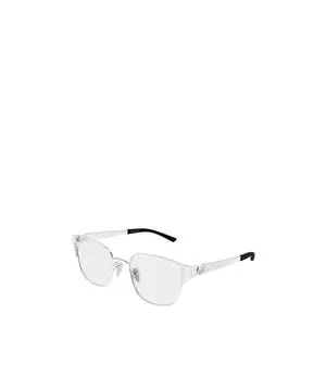 Gucci Geometric Eyeglasses - Silver
