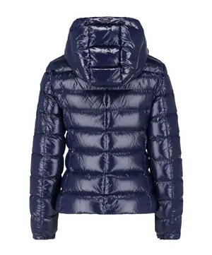 Herno Hooded Short Down Jacket - Blue