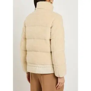 Moncler Teddy Fleece Short Puffer Jacket