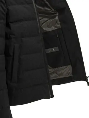 Herno Hooded Flannel Down Jacket