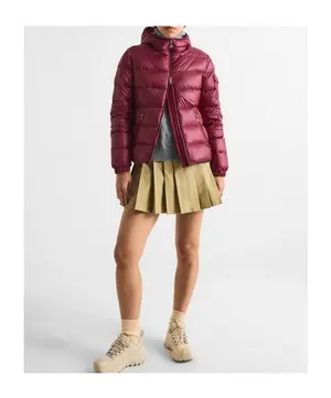 Moncler Short Puffer Jacket - Red