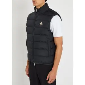Moncler Stand-collar Quilted Down Vest