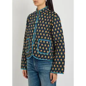 Polo Ralph Lauren Cotton Oversized-fit Quilted Jacket - Blue