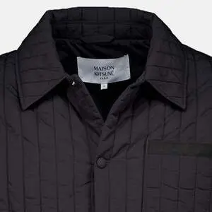 Maison Kitsuné Quilted Snap-front Jacket