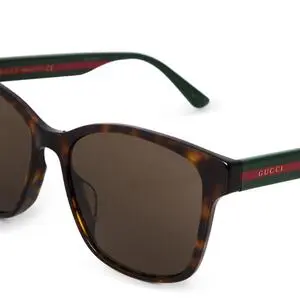 Gucci Tortoiseshell Square Sunglasses