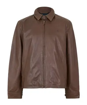 Polo Ralph Lauren Leather Collared Jacket