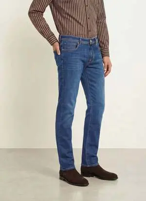 JACOB COHЁN High-waisted Slim-fit Jeans