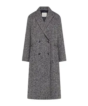 Seventy Herringbone Double-breasted Coat