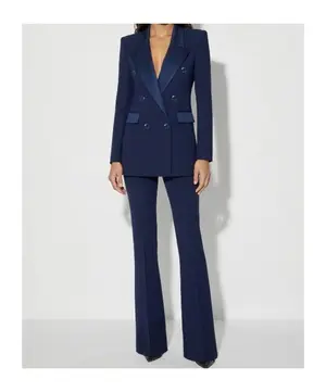 Elisabetta Franchi Jacket In Double Layer Crêpe And Satin Fabrics