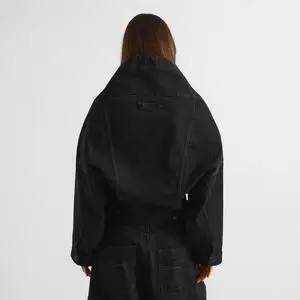 Balenciaga Cropped Denim Jacket