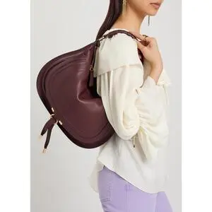 Chloé Curved Leather Crescent-shaped Bag