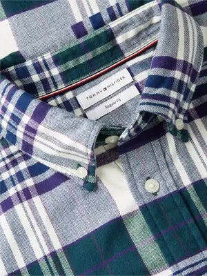 Tommy Hilfiger Regular-fit Plaid Flannel Shirt