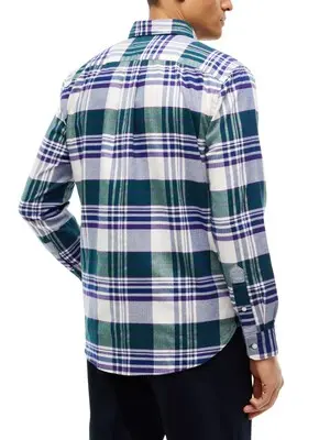 Tommy Hilfiger Regular-fit Plaid Flannel Shirt