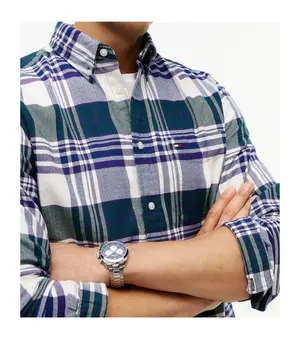 Tommy Hilfiger Regular-fit Plaid Flannel Shirt