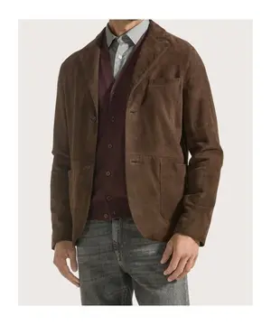 Seventy Suede Two-button Blazer