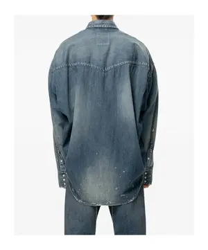 Mihara Yasuhiro Long-sleeved Denim Shirt