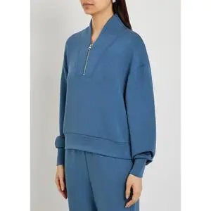 Varley Quarter-zip Cropped Sweatshirt